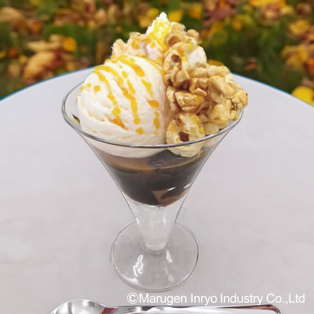 丸源飲料工業株式会社 - 【レシピ】コーヒーゼリーサンデー