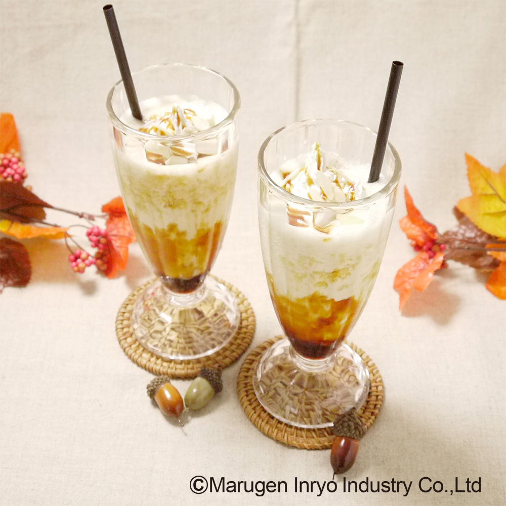 丸源飲料工業株式会社 - 【レシピ】アイス焼きいもオーレ